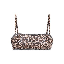 Copenhagen Studios Damen Bandeau-Bikini-Top &raquo;Leody&laquo; Mit trendigem Animalprint 44, Cup C/D