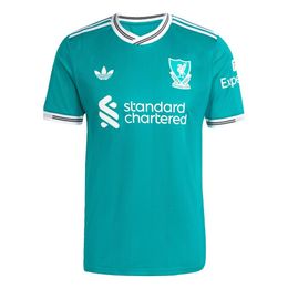 adidas Performance Trikot 'Liverpool FC 25/26 Authentic' Herren Größe XXXL türkis / weiß