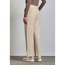 Street One Damen Street One Stoffhose Sommerhose im Casual Fit und mit Stretch beige 38, L&auml;nge 30