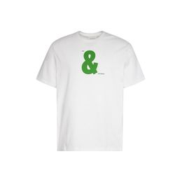 Calvin Klein Jeans T-Shirt Herren Gr&ouml;&szlig;e XXL gr&uuml;n / offwhite