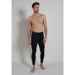 Bugatti Lange Unterhose »BUGA Hose lang« eng, basic, wärmend, mit Logo, Baumwollmix schwarz-dunkel-uni 5M 5M Lange Hose von Bugatti