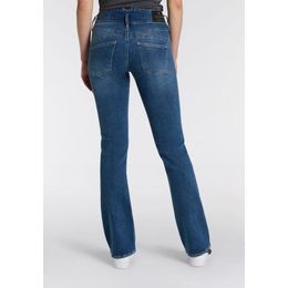 Herrlicher Damen Bootcut-Jeans &raquo;Pearl Boot Denim Cashmere Touch&laquo; mit Spitzbund blau 34, L&auml;nge 32
