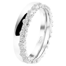 DOOSTI Unisex DOOSTI Trauring &raquo;Schmuck Geschenk Silber 925 Trauring Ehering Partnerring LIEBE&laquo; wahlweise mit oder ohne Zirkonia silber