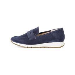Gabor Comfort Damen Slipper &raquo; Slipper Veloursleder&laquo; blau 37,5