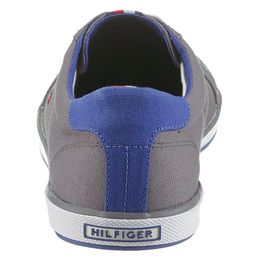 Tommy Hilfiger Herren Sneaker &raquo;H2285ARLOW 1D&laquo; , Freizeitschuh, Halbschuh, Schn&uuml;rer mit seitlicher Flaggen-Stickerei grau 42