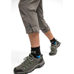 Maier Sports Damen Funktionshose &raquo;Nil&laquo; Herren Wanderhose, atmungsaktive Outdoor-Hose mit Roll up Funktion braun 28, Kurzgr&ouml;&szlig;en