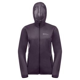 Jack Wolfskin Damen &raquo;WINDHAIN HOODY W&laquo; mit Kapuze lila M (38/40)