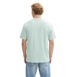 Tom Tailor Denim T-Shirt mit Marken-Frontprint sea foam XXL XXL T-Shirt für Herren von Tom Tailor Denim