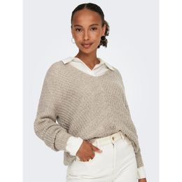Jacqueline de Yong Jdy Damen JDY Strickpullover &raquo;JDYNEW MEGAN L/S PULLOVER KNT NOOS&laquo; beige XL