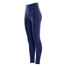 WINSHAPE Damen Leggings &raquo;Functional Comfort HWL112C&laquo; Bauch-Weg-Effekt durch High Waist-Bund blau L, Normalgr&ouml;&szlig;en