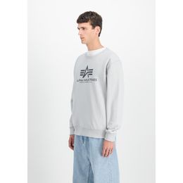 Alpha Industries Sweatshirt »Basic Sweater« pastel grey 3XL 3XL Alpha Logo Siebdruck auf der Brust