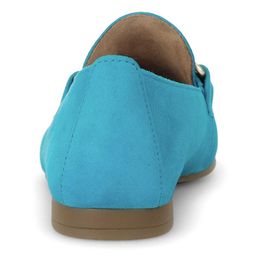 Gabor Herren Slipper , Loafer, Halbschuh, Businessschuh mit edler Zierschnalle blau 39