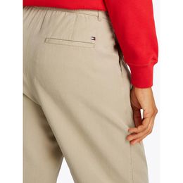Tommy Hilfiger Damen Chinohose &raquo;CO TENCEL RLXD STR PULL ON CHINO&laquo; mit Logostickerei beige 40, N-Gr