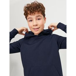 Jack & Jones Jack & Jones Junior Jungen Kapuzensweatshirt &raquo;JJEBRADLEY SWEAT HOOD NOOS JNR&laquo; blau 128