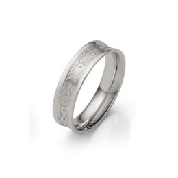 Firetti Damen Trauring &raquo;Schmuck Geschenk Silber 925 Hochzeit Ehering Partnerring "LIEBE"&laquo; Made in Germany - wahlweise mit oder ohne Zirkonia silber