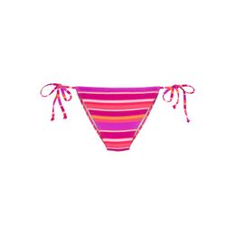 s.Oliver Damen s.Oliver Bikini-Hose &raquo;Fun&laquo; in knapper Schnittform und trendigem Streifen-Design pink 34, N-Gr