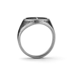 Fynch-Hatton Herren Fynch-Hatton Fingerring &raquo;Schmuck Geschenk Edelstahl Ring The Antique Explorer Kompass&laquo; braun