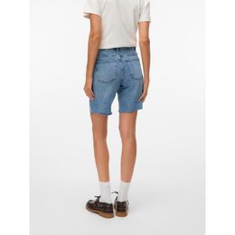 V&eacute;ro Moda Vero Moda Damen Jeansshorts &raquo;VMCLEO HR LONG DNM SHORTS MIX NOOS&laquo; blau M (38), N-Gr