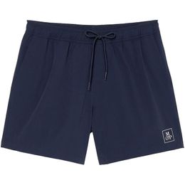 Marc O'Polo Marc O'polo Herren Marc O'Polo Badeshorts &raquo;Essentials&laquo; mit dezentem Logoprint blau XL, N-Gr