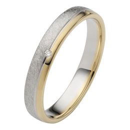 Firetti Unisex Trauring &raquo;Schmuck Geschenk Gold 750 Hochzeit Ehering "LIEBE"&laquo; Made in Germany, wahlweise mit oder ohne Brillant gold