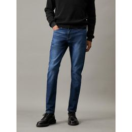 Calvin Klein Jeans Slim-fit-Jeans »SLIM TAPER« in klassischer 5-Pocket-Form Denim Dark 30 - Länge 34 Länge 34 30 Slim-fit-Jeans mit schmaler...