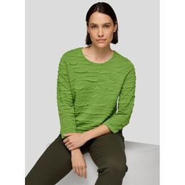 Rabe Damen 3/4-Arm-Shirt mit Struktur Muster 48