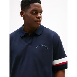 Tommy Hilfiger Big & Tall Tommy Hilfiger Big & Tall Herren Poloshirt &raquo;SLEEVE TAPE POLO&laquo; Gro&szlig;e Gr&ouml;&szlig;en blau XXL