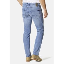 Stooker Men Herren 5-Pocket-Jeans &raquo;Glendale Denim Slim Straight Fit&laquo; Slim Straight Fit Casual Clean Wash Denim Jeans f&uuml;r Herren blau 36, L&auml;nge 32