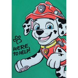 PAW PATROL Jungen PAW PATROL T-Shirt &raquo;&laquo; mit coolem, gro&szlig;en Frontmotiv gr&uuml;n 116