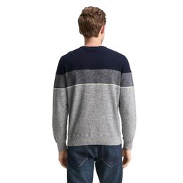 Tom Tailor Herren Tom Tailor Rundhalspullover mit Colorblock 3XL