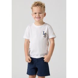 Levi's Kids Jungen Levi's Kids T-Shirt &raquo;LVB "LS" MONOGRAM TEE&laquo; mit Markendruck for BOYS wei&szlig; 6 (116)