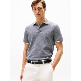 Tommy Hilfiger Herren Poloshirt &raquo;LINEN PIQUE REG POLO&laquo; blau L
