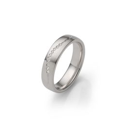 Firetti Damen Trauring &raquo;Schmuck Geschenk Silber 925 Hochzeit Ehering Partnerring "LIEBE"&laquo; Made in Germany - wahlweise mit oder ohne Zirkonia silber