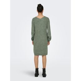Jacqueline de Yong Jdy Damen JDY Strickkleid &raquo;JDYELANORA L/S V-NECK DRESS KNT NOOS&laquo; gr&uuml;n XS, N-Gr