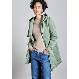 Street One Steppjacke mit Kapuze mit Steppmuster mint green 40 40 Lange Jacke von Street One