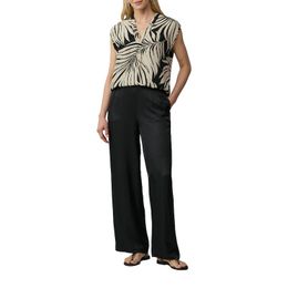 s.Oliver BLACK LABEL Damen s.Oliver BLACK LABEL Kurzarmbluse mit All-Over Print schwarz 36