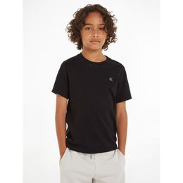 Calvin Klein Jeans Kinder &raquo;MONOGRAM MINI BADGE T-SHIRT&laquo; f&uuml;r Kinder bis 16 Jahre schwarz 6 (116)
