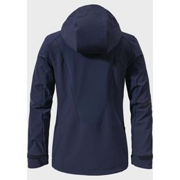 Schöffel SCHÖFFEL Outdoorjacke »Softshell Jacket Matrei L« mit Kapuze 8820 - blau 40 40 Hohe Atmungsaktivität und Feuchtigkeitstransport