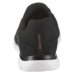 Skechers Damen Slip-On Sneaker &raquo;Summits&laquo; Slipper, Freizeitschuh, Komfortschuh mit Memory Foam schwarz 38