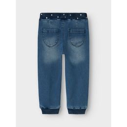 name it M&auml;dchen Relax-fit-Jeans &raquo;NMFBELLA BAG R FLEECE JEANS 5705-AN O&laquo; blau 110, N-Gr