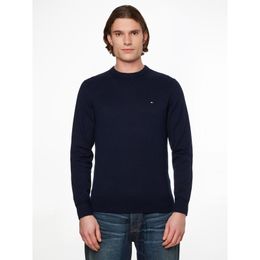 Tommy Hilfiger Herren Rundhalspullover &raquo;PIMA ORG CTN CASHMERE CREW NECK&laquo; blau XL (54)