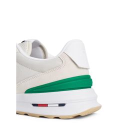 Tommy Hilfiger Herren Sneaker &raquo;RETRO RUNNER SEASONAL&laquo; , Freizeitschuh, Halbschuh, Schn&uuml;rschuh, Kontrastbesatz an der Ferse beige 40