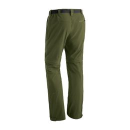 Maier Sports Damen &raquo;Tajo&laquo; Herren Wanderhose, zipp-off Outdoor-Hose, 4 Taschen, Regular Fit gr&uuml;n 29, Kurzgr&ouml;&szlig;en