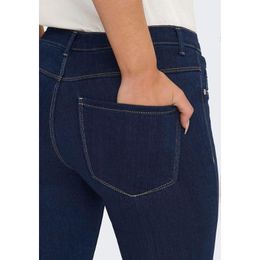 Only Damen Only Skinny-fit-Jeans &raquo;ONLRAIN LIFE REG SKINNY DNM&laquo; mit G&uuml;rtelschlaufen blau XL (42), L&auml;nge 32