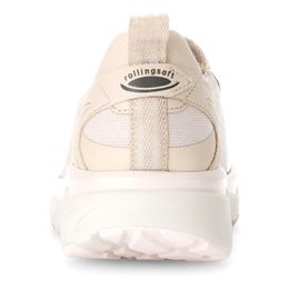 Gabor Rollingsoft Damen Slip-On Sneaker , Freizeitschuh, Halbschuh, Slipper mit Gummizug f&uuml;r guten Sitz beige 38