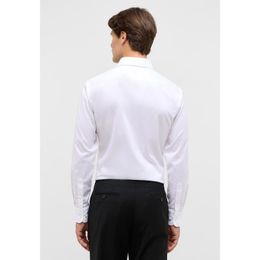 Eterna Herren Langarmhemd &raquo;SLIM FIT&laquo; EASY IRON (b&uuml;gelleicht) wei&szlig; 42, Normalgr&ouml;&szlig;en