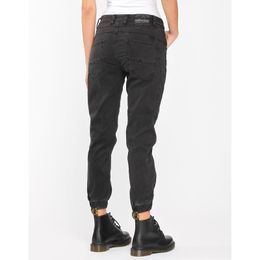 Gang Röhrenhose »Hosen Slim Fit 94RAFFAELA« black 24 - Normalgrößen Normalgrößen 24 Enspannter Jogger