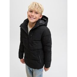 Jack & Jones Jack & Jones Junior Herren Steppjacke &raquo;JJEOWEN PUFFER SN JNR&laquo; schwarz 140