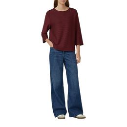 s.Oliver Damen s.Oliver Sweater, mit Streifen Muster rot 40