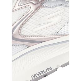 Skechers Damen Sneaker &raquo;GO RUN CONSISTENT 2.0&laquo; Retro Sneaker, Schn&uuml;rschuh mit Metallic-Bes&auml;tzen, Weite G (=weit) silber 35